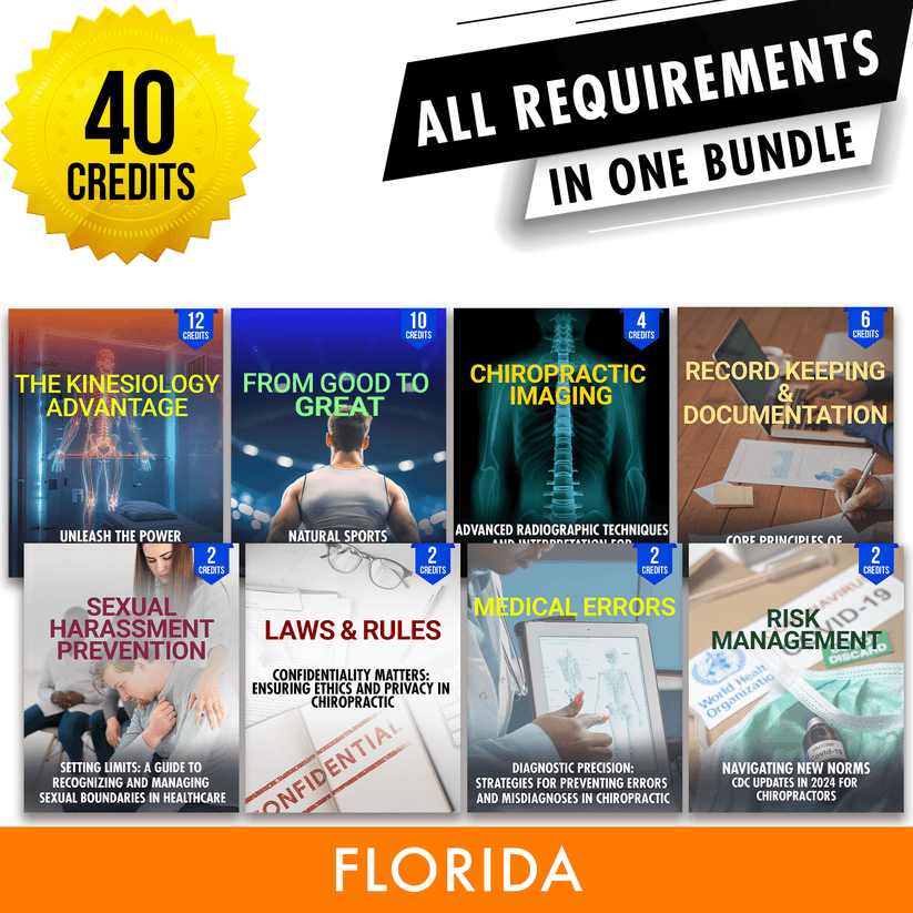 Florida Package 2: Full Recertification - All Required Chiropractic Co ...